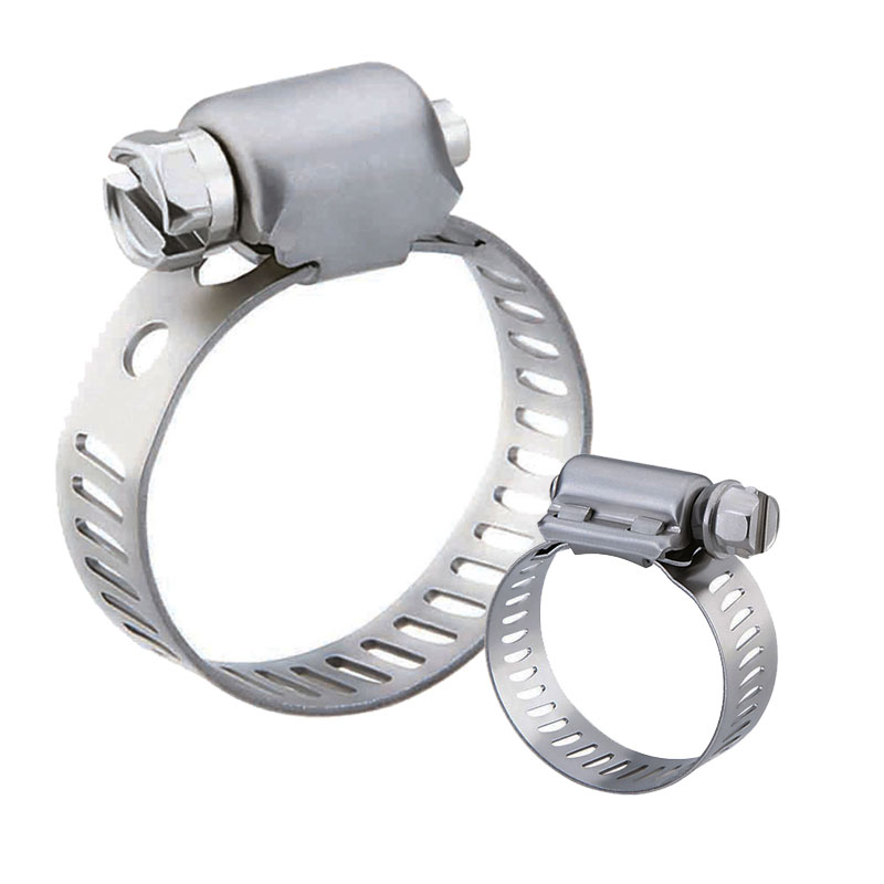 Slotted Worm-Gear and Solid Band Liner Clamp - Spareco